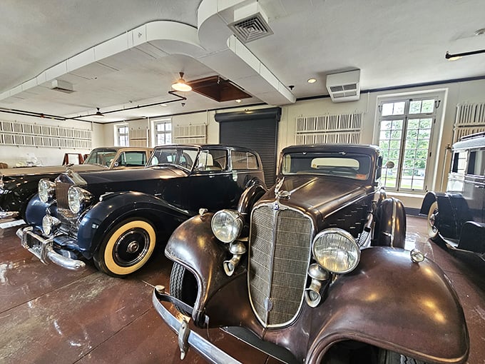 The duPont garage proves that even a century ago, the truly wealthy understood: one luxury car is a necessity, five is a statement.