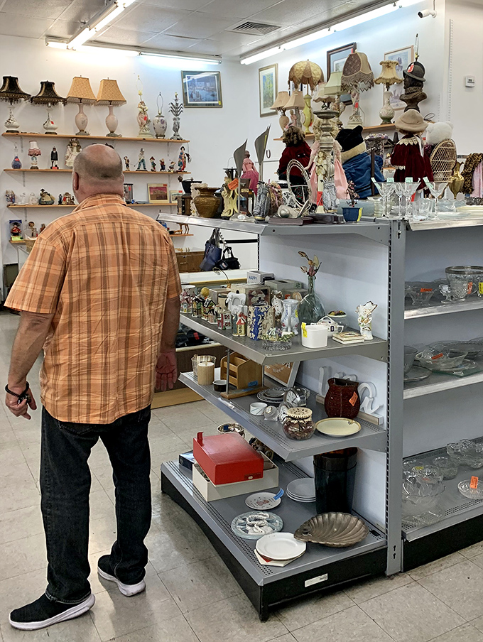 Treasure hunters in their natural habitat. The thrill of the find keeps shoppers coming back—it's like archaeology, but with better price tags.