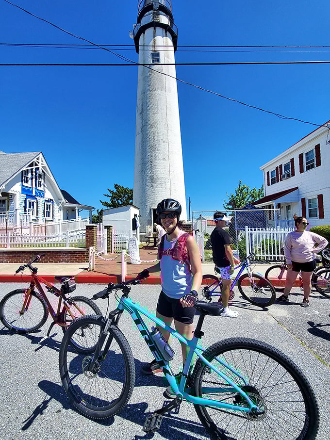 Biking enthusiasts discover the joy of pedaling through history – no special effects needed for this real-life time travel experience.