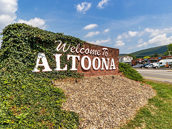 Welcome to Altoona, where mountain views come standard with every cup of morning coffee.