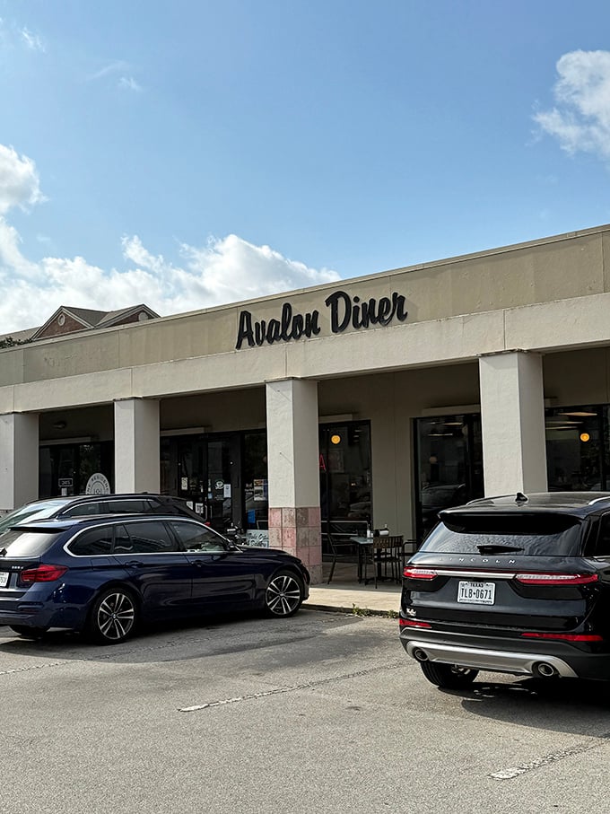 Avalon Diner looks modest from the outside, but inside lurks pancakes that would make your cardiologist nervous—in the best way.