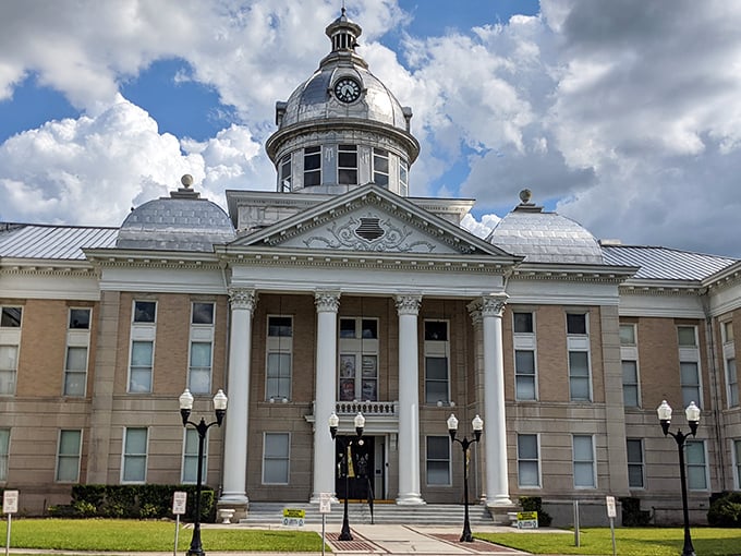 Antebellum charm lives on in these stately columns, where history feels close enough to touch.