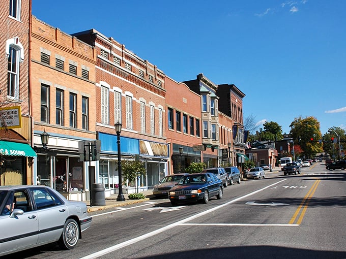 Millersburg's historic courthouse anchors this charming county seat with timeless Victorian elegance.