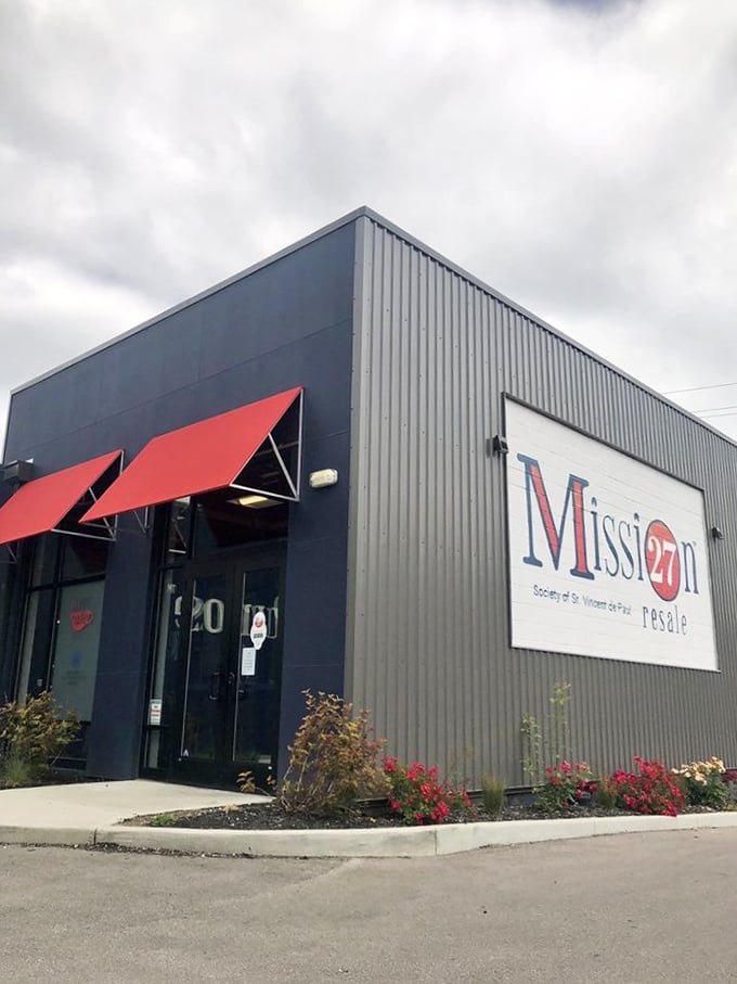 Mission 27's modern industrial look proves thrift stores can be stylish while serving the community.