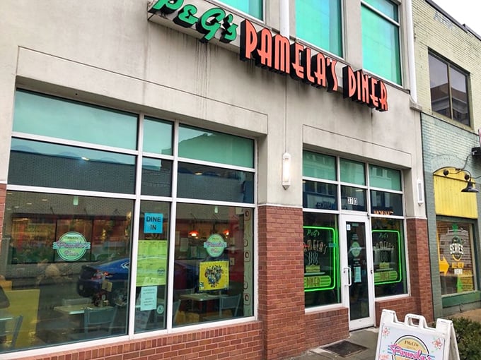 Pamela's modern diner aesthetic brings a fresh twist to classic comfort food. Those windows let you people-watch while demolishing perfect pancakes!