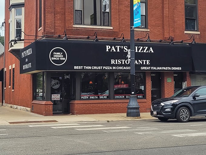 Pat's corner spot looks like it hasn't changed since disco died – and that's exactly the point, friend.