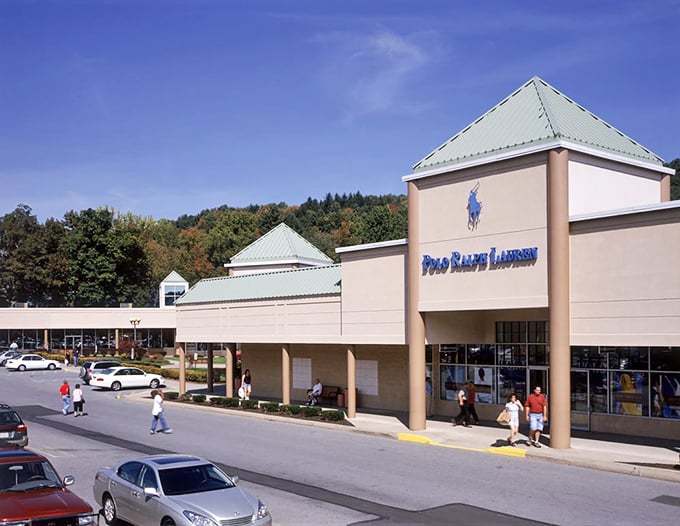 Polo Ralph Lauren stands proud in the Poconos, a preppy beacon of hope for the fashion-forward mountain visitor.