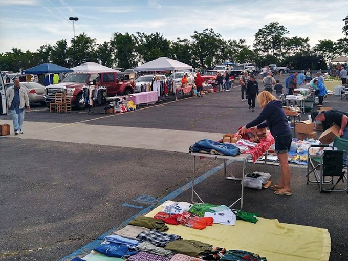 Rossi's Market unfolds like a small temporary town, complete with its own streets, neighborhoods, and local characters.