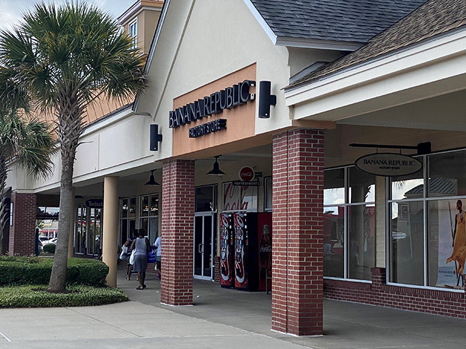 Brick and mortar meets bargain hunting in this welcoming center where comfort shopping reaches new heights.