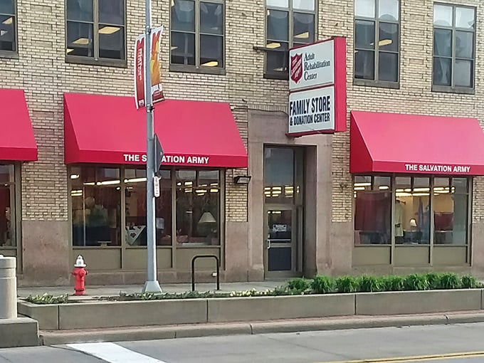 Those classic red Salvation Army awnings have been guiding bargain hunters to incredible finds for generations of thrifty shoppers.