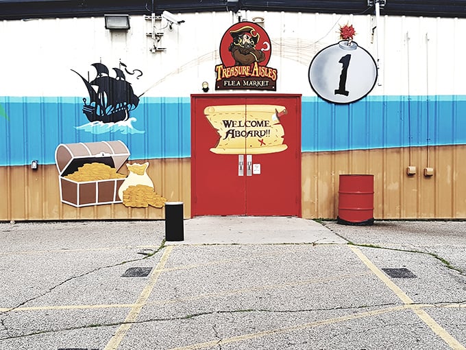 Welcome aboard this pirate-themed treasure hunt where X marks the spot for incredible flea market finds.