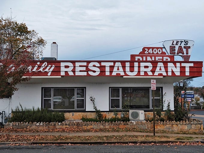 That vintage "Let's Eat" sign isn't just an invitation—it's a command you'll be happy to follow.