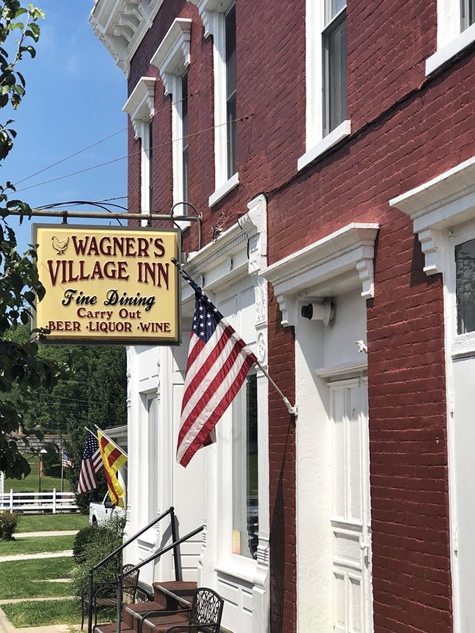 Main Street charm meets German-American tradition in this brick building that's been feeding folks for generations.