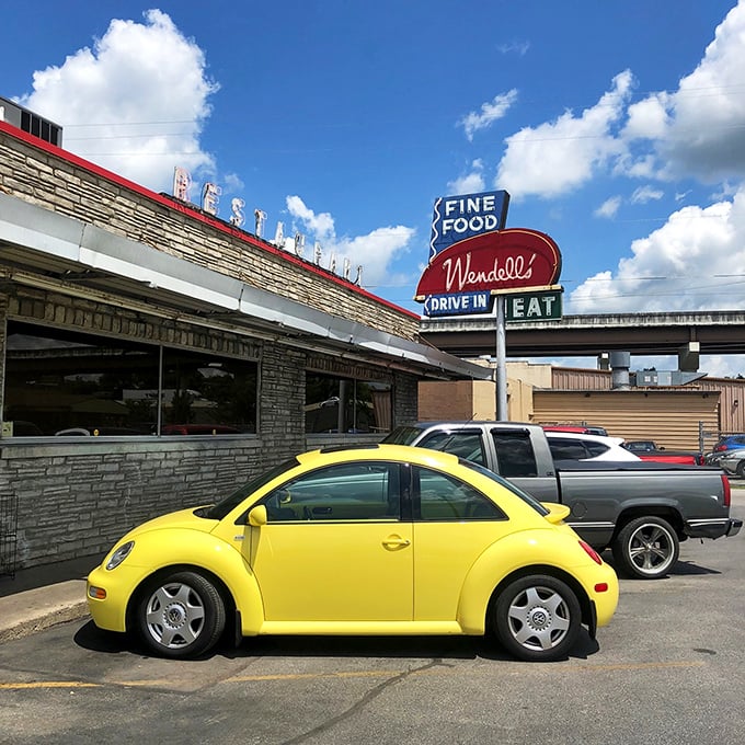 Wendell Smith's vintage sign has been beckoning hungry travelers for decades – "FINE FOOD" isn't just a promise, it's a guarantee.
