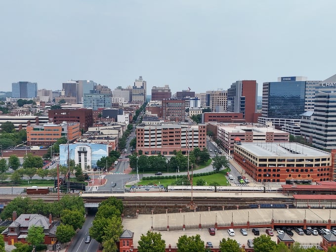Wilmington's skyline rises like a promise of urban amenities without the overwhelming big-city chaos.