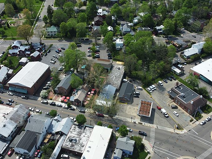 Yellow Springs downtown pulses with creative energy, where every shop seems to dance to its own beat.