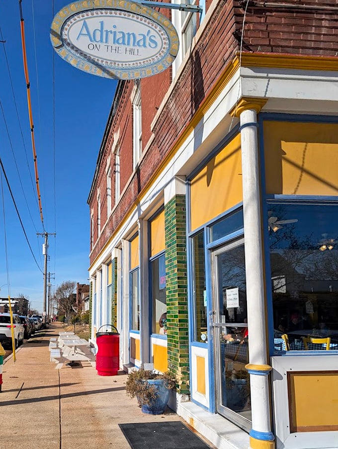 Those cheerful colors promise the kind of authentic flavors that make The Hill a culinary destination.