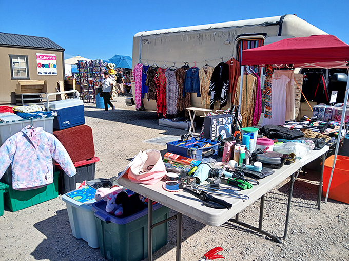 Tables overflow with possibilities here, proving that the best shopping experiences happen when community and commerce come together perfectly.