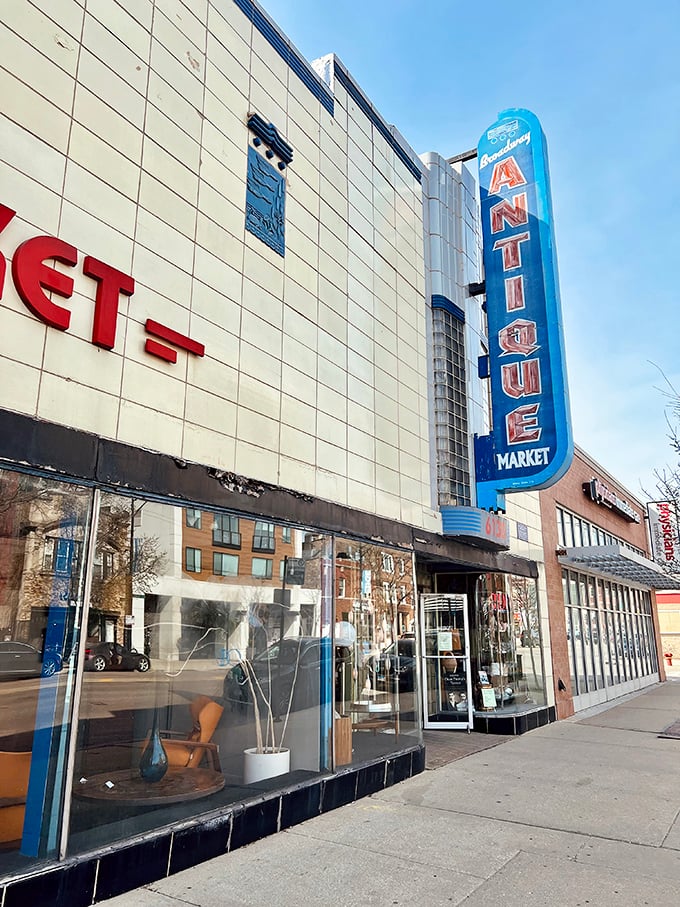 Chicago's vintage heart beats strong in this urban antique market where city history comes alive.