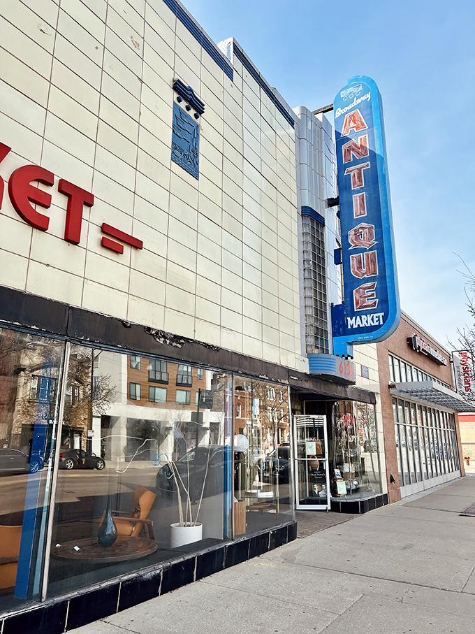 Chicago's vintage heart beats strong in this urban antique market where city history comes alive.