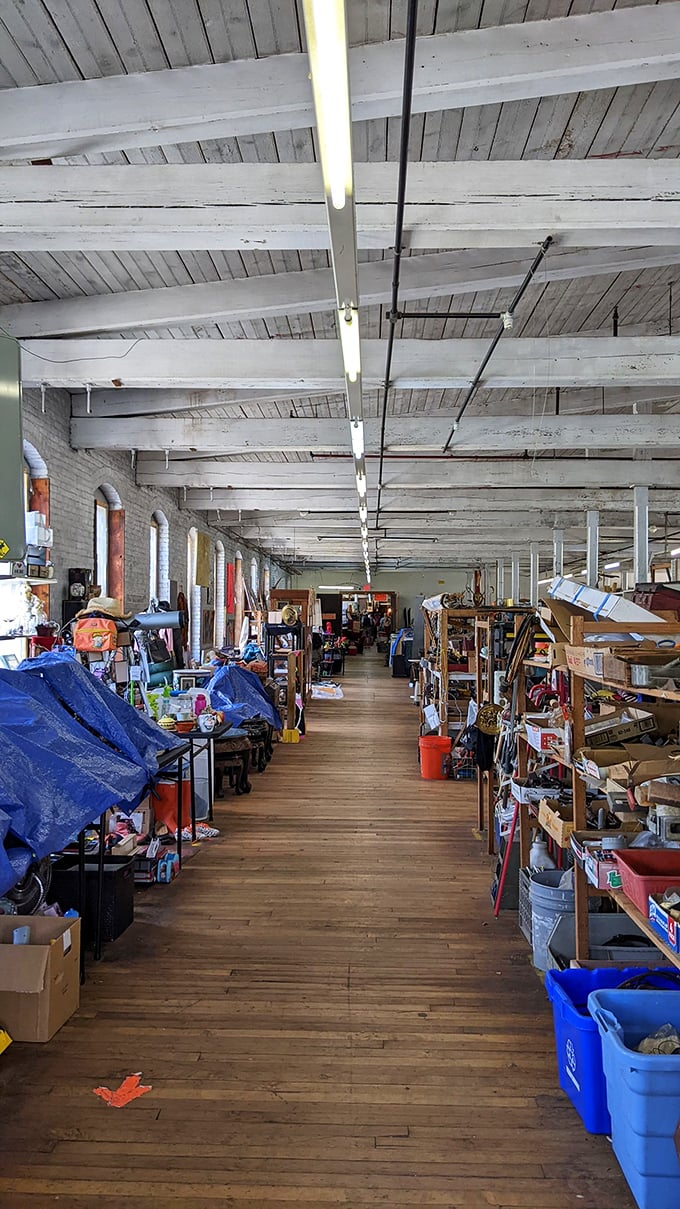 Blue skies and endless tables of treasures make Sunday mornings feel like Christmas morning for adults.