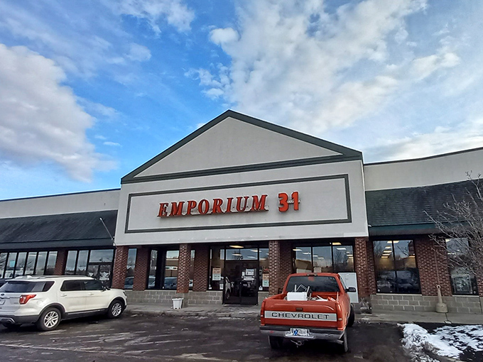 When a thrift store looks this inviting from outside, you know the real magic happens once you step inside.