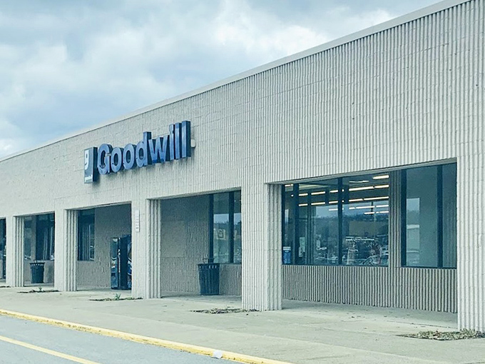 The big blue "G" stands for "Great deals" at this Hermitage Goodwill—a thrifter's paradise of epic proportions.