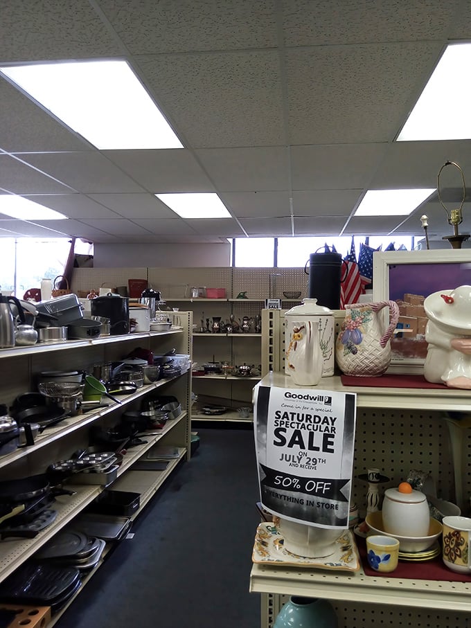 Half-off treasure hunts—like Black Friday, but with ceramic chickens, teapots, and a dash of neighborly charm.