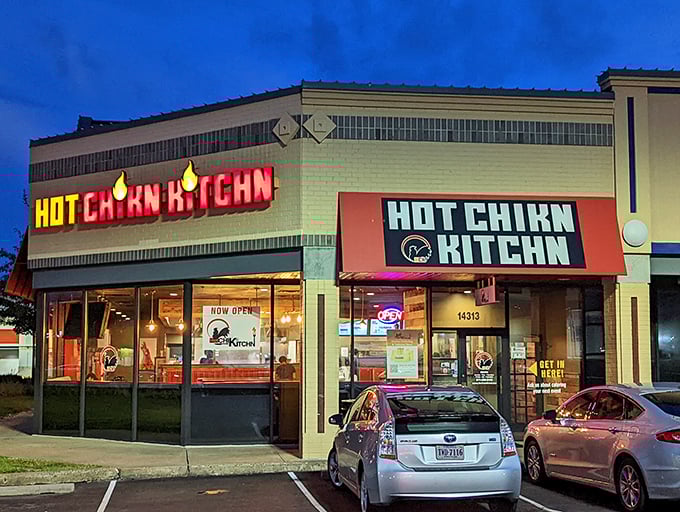 Modern storefront, timeless Nashville heat – where Virginia meets Tennessee in the best possible food fight.