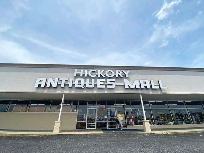This sprawling storefront suggests the kind of selection that could furnish your entire house with stories from decades past.
