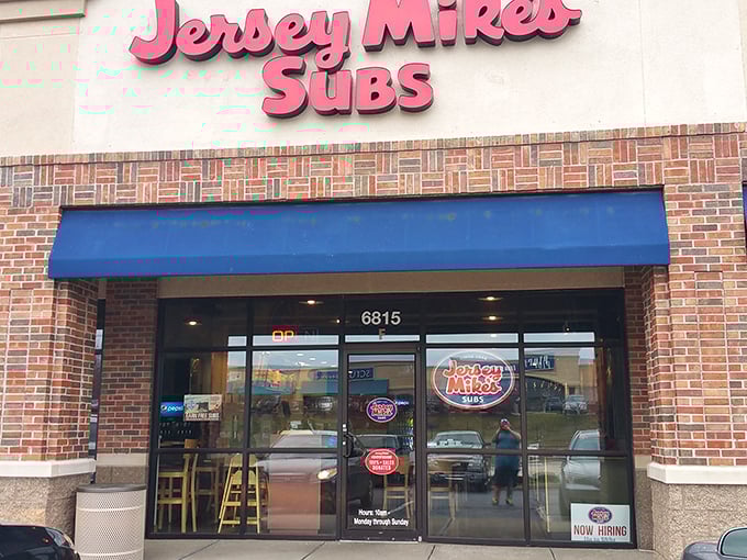 Jersey Mike's: Clean lines, bright lights, and subs built with mathematical precision. The sandwich equivalent of a well-orchestrated symphony.