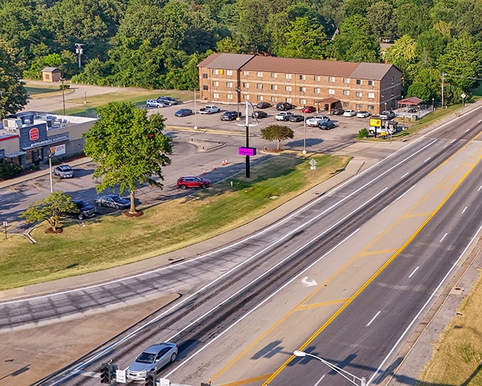 Kennett's wide streets and ample parking make running errands a breeze—unlike those nightmare trips to crowded city shopping centers.