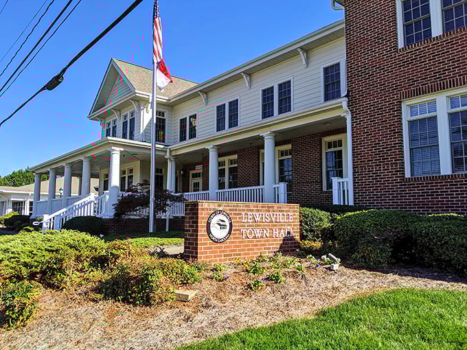 Lewisville's town hall proves that good things really do come in perfectly charming small packages.