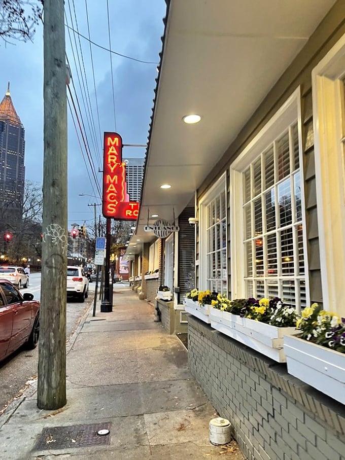 Those cheerful flower boxes can't hide the serious business of serving Atlanta's most legendary comfort food classics.