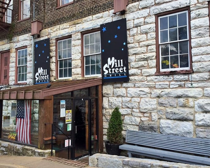 That classic brick facade holds secrets of flame-kissed beef that would make any cowboy tip his hat.