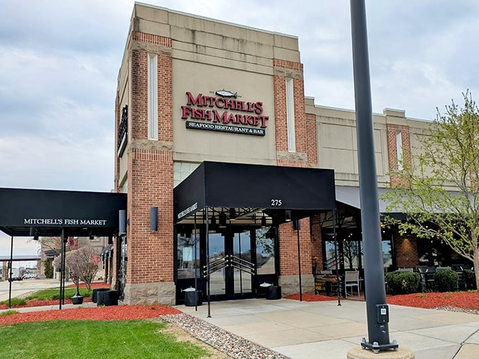 Sometimes the best ocean views come from a Brookfield strip mall - who knew elegance could hide so well?