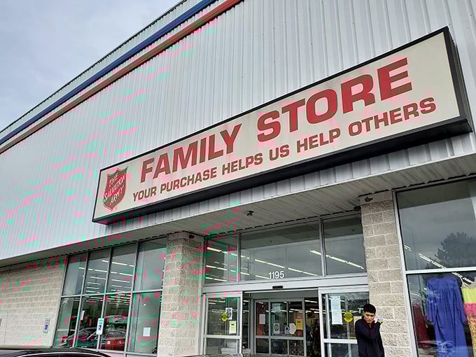 "Your purchase helps us help others"—shopping with purpose never looked so good at this massive Salvation Army store.