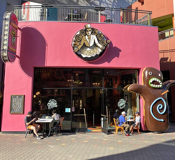 Voodoo's bold exterior promises donuts that are anything but ordinary – and delivers on every promise.
