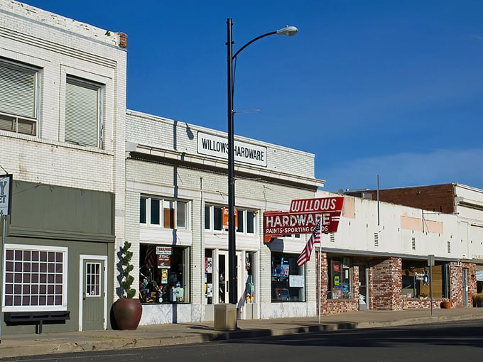 Willows Hardware still looks like the place your grandfather bought his first toolbox - prices included.