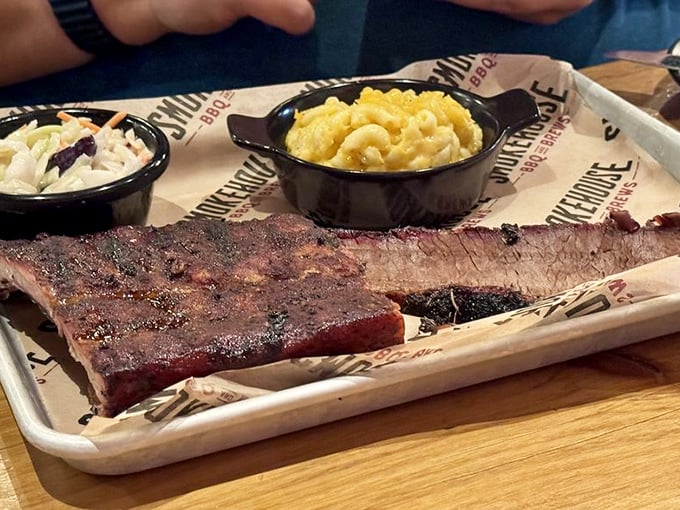 Behold the bark on those ribs – that beautiful crust is the result of patience, skill, and a relationship with fire that borders on spiritual.