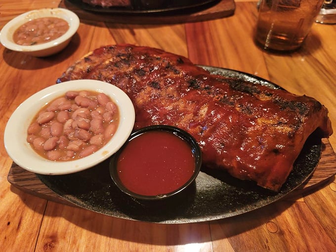 Baby back ribs that don't need a jingle to sell themselves. Fall-off-the-bone isn't just a description – it's a guarantee.