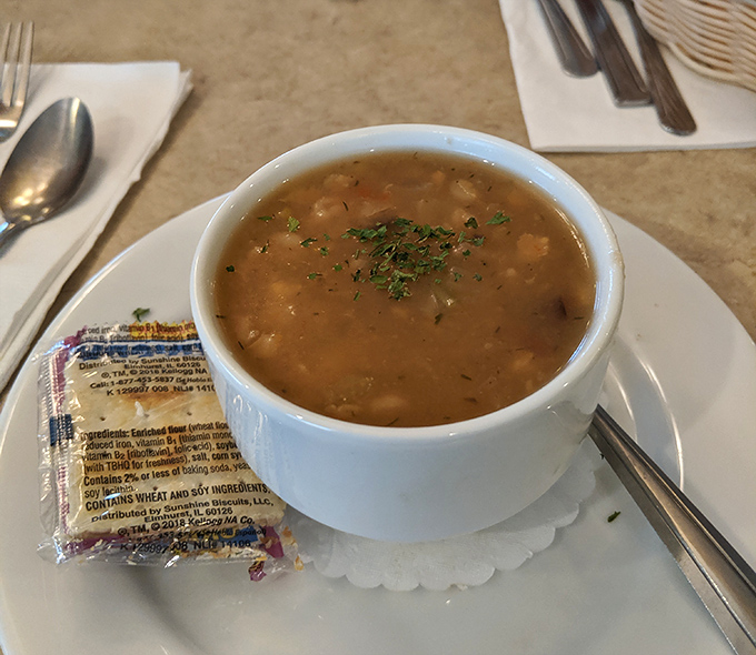 Beef barley soup that doesn't just warm your stomach but hugs your soul – the kind grandmothers everywhere would approve of with a knowing nod.