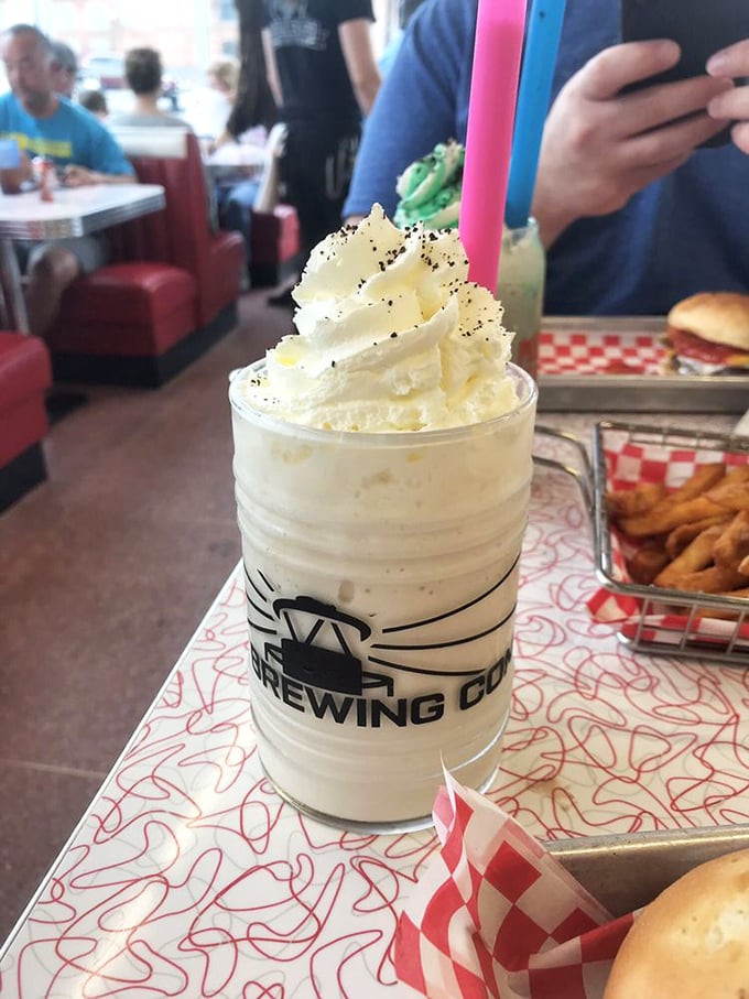 The milkshake so thick it defies gravity—and your diet plans. Worth every delicious calorie and momentary guilt.