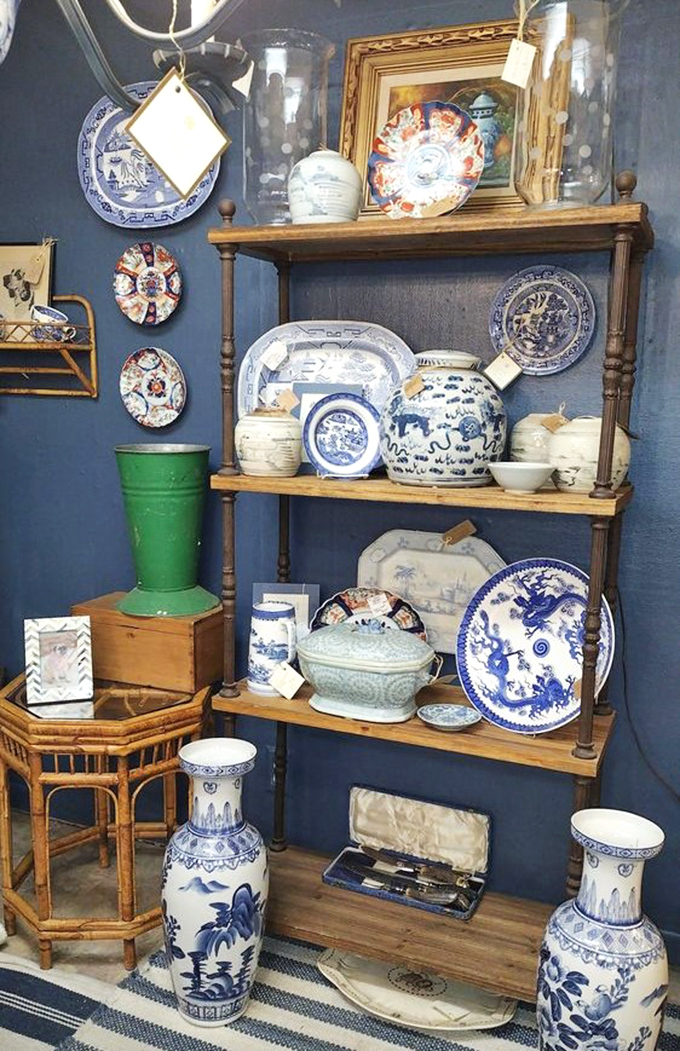 Blue and white porcelain heaven—where every piece tells a story of distant shores and elegant tables from another era.