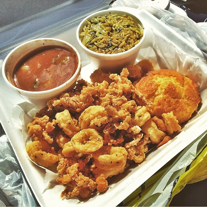 Seafood at a chicken joint? Trust me on this one – these calamari are so perfectly crisp, they'd make an Italian grandmother nod in approval.
