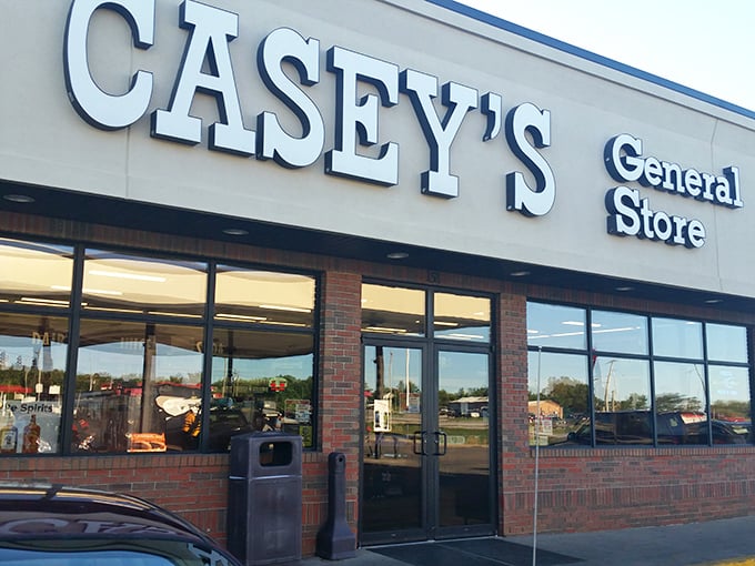 Casey's General Store – that Midwestern institution where gas station pizza somehow manages to be legitimately delicious against all culinary odds.