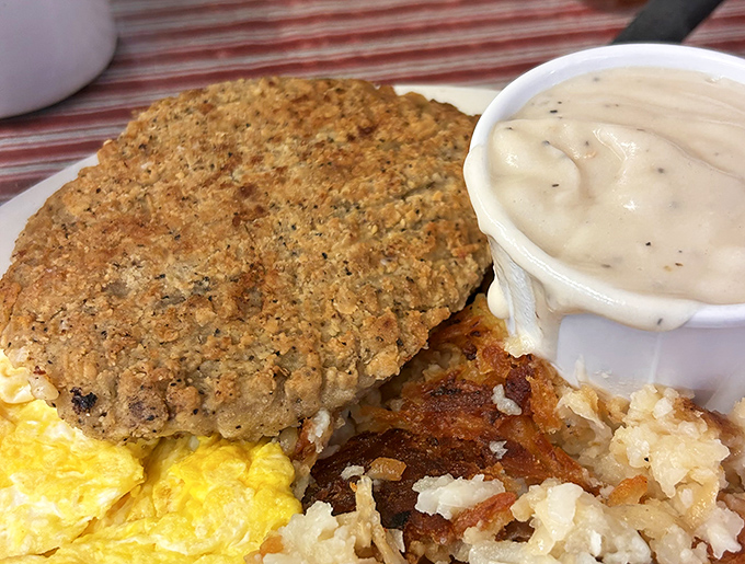 Country fried steak that would make your grandmother nod in approval. This isn't trendy food – it's timeless comfort that never goes out of style.