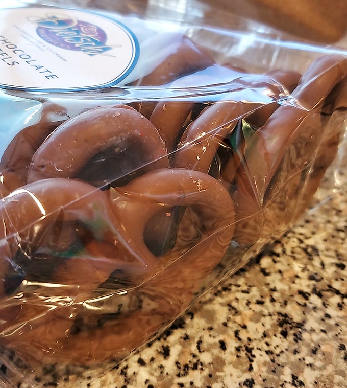 Chocolate-covered pretzels: where sweet meets salty in perfect harmony. These aren't just snacks—they're proof that opposites really do attract.