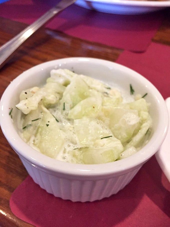 The humble cucumber salad—crisp, creamy, and bright with dill—offers the perfect counterpoint to hearty Polish mains. Simplicity at its finest.