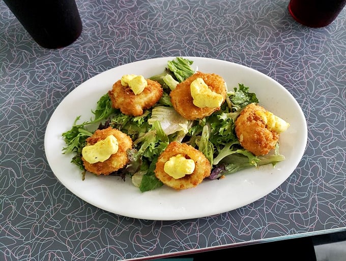 These aren't your grandmother's deviled eggs – unless your grandmother was a culinary genius with a flair for presentation.
